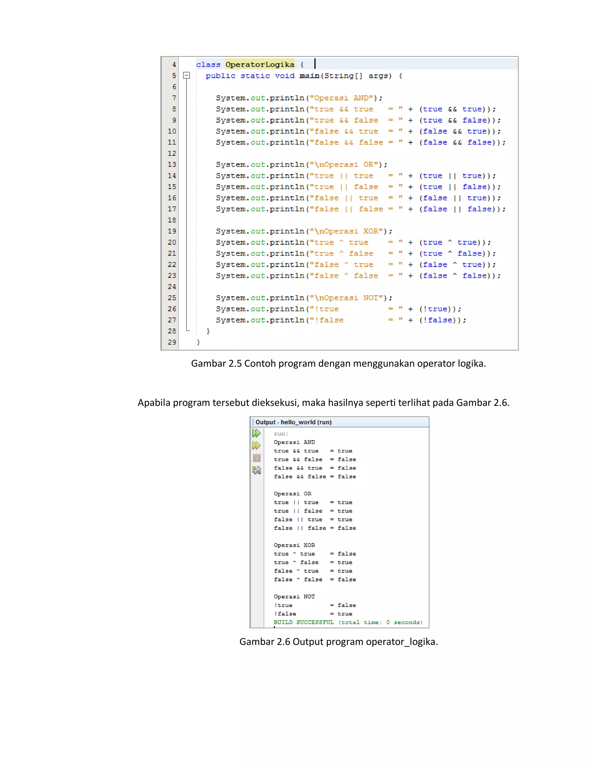 Modul 2 variabel, tipe data dan operator | PDF