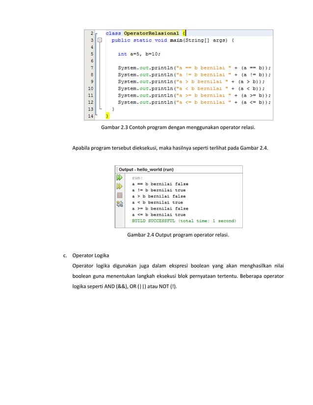 Modul 2 Variabel Tipe Data Dan Operator Pdf