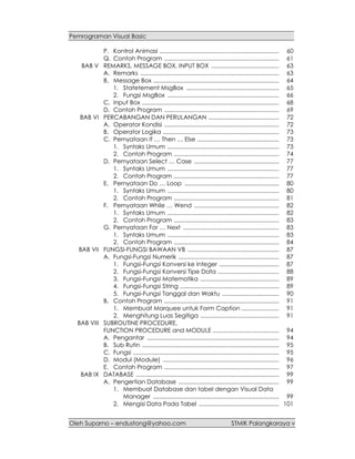 Modul20visual20basic | PDF
