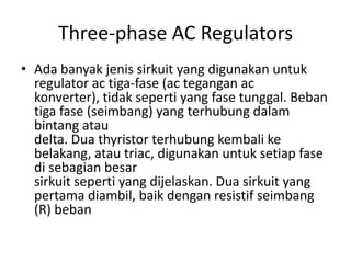 Three Phase AC Regulator | PPTX