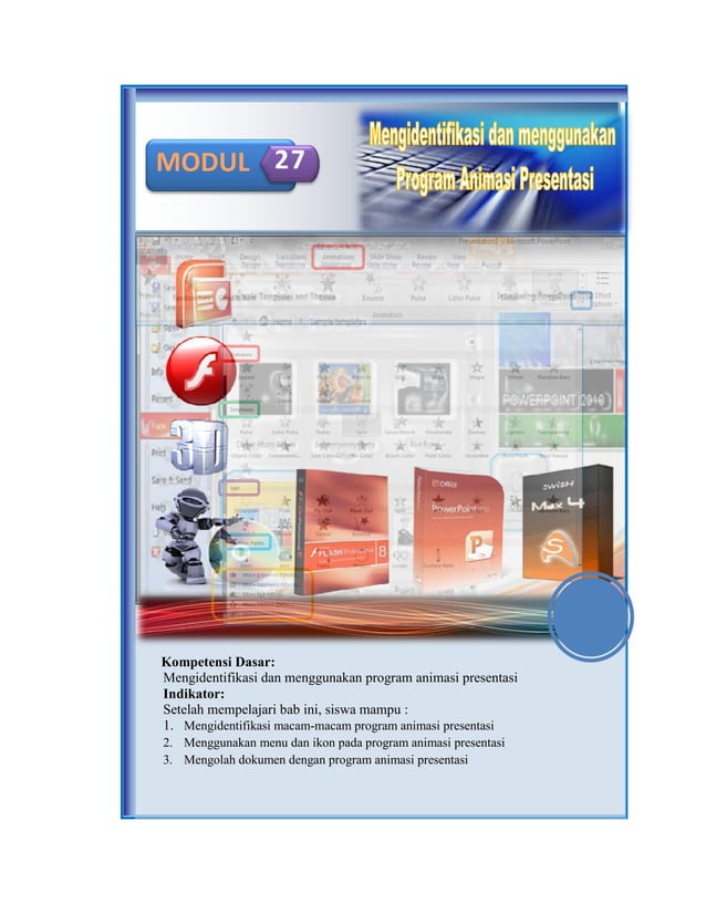 Modul 27 mengidentifikasi dan menggunakan program animasi presentasi 2 | PDF