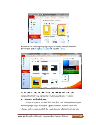 Modul 27 mengidentifikasi dan menggunakan program animasi presentasi 2 | PDF