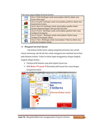 Modul 27 mengidentifikasi dan menggunakan program animasi presentasi 2 ...