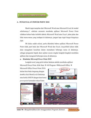 Modul 27 mengidentifikasi dan menggunakan program animasi presentasi 2 | PDF