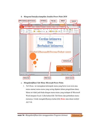 Modul 27 mengidentifikasi dan menggunakan program animasi presentasi 2 ...