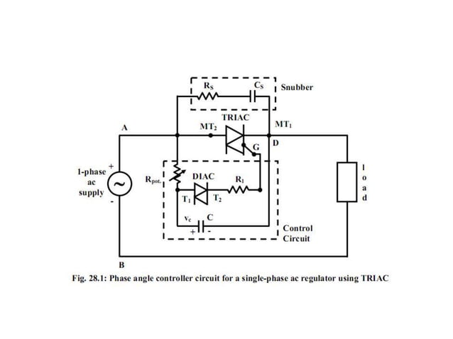 Phase Angle Control In Triac Based Single Phase AC Regulator | PPT