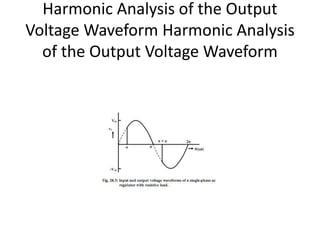 Phase Angle Control In Triac Based Single Phase AC Regulator | PPTX