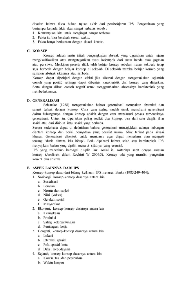 Modul 2 dan 3 Pendidikan IPS di SD | DOCX