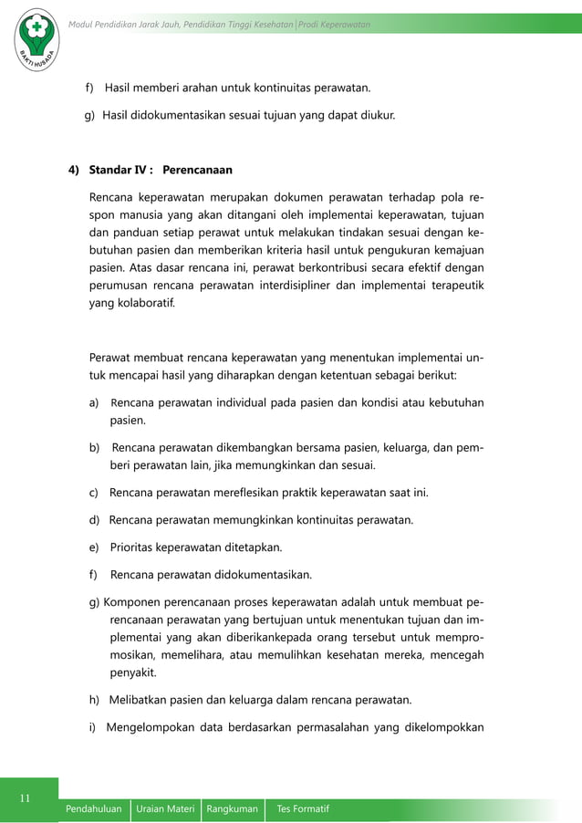 Komponen model Dokumentasi Keperawatan | PDF