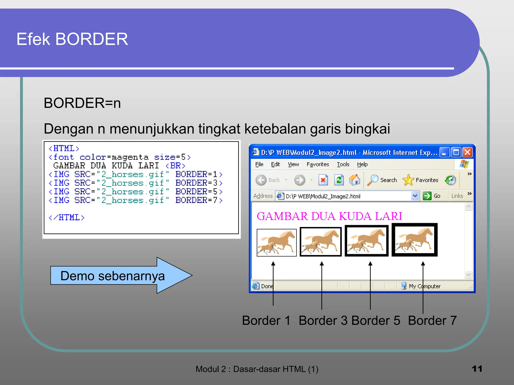 Modul DASAR HTML UNTUK PEMULA WEB PROGRA | PPT