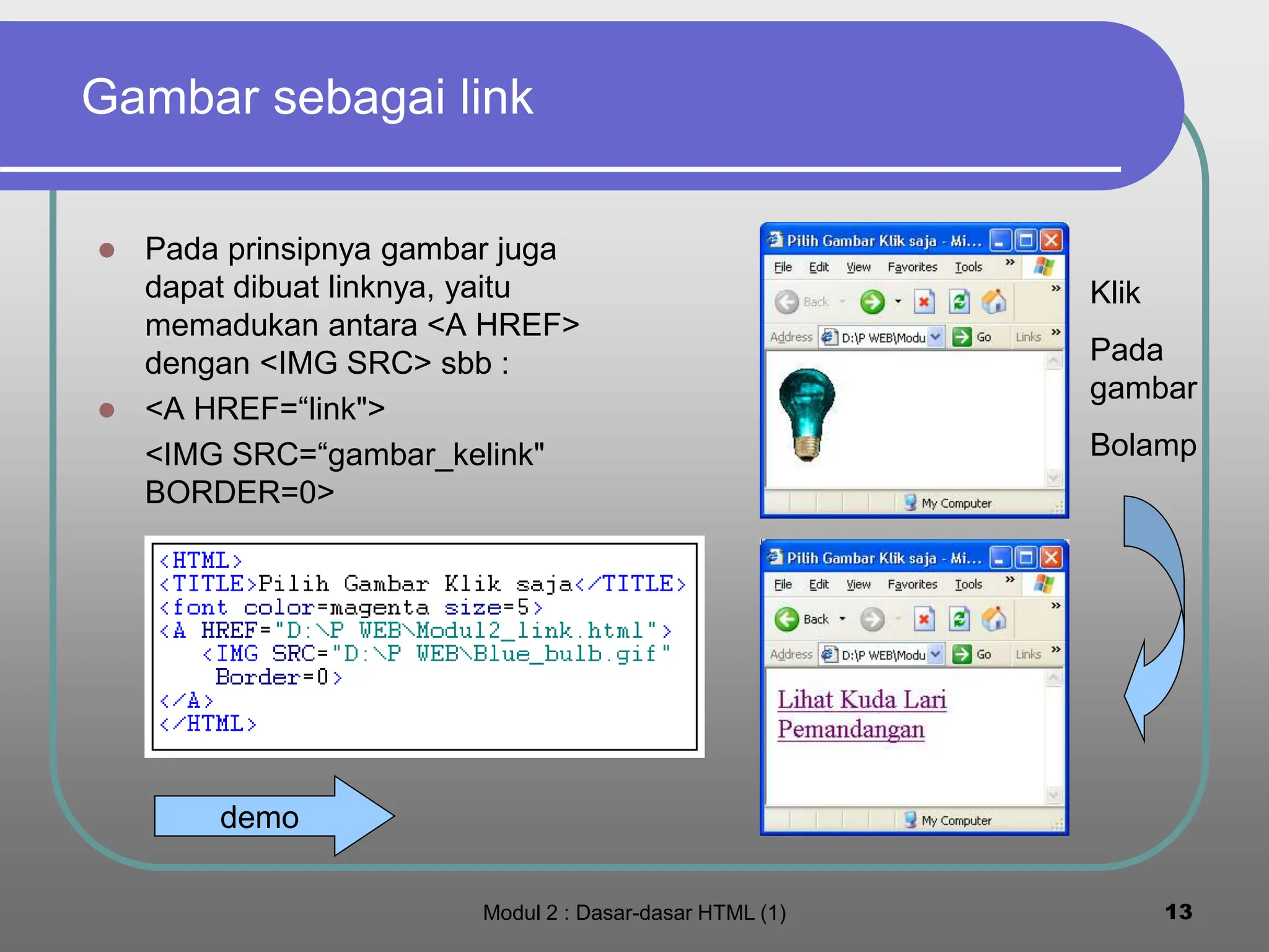 Modul DASAR HTML UNTUK PEMULA WEB PROGRA | PPT