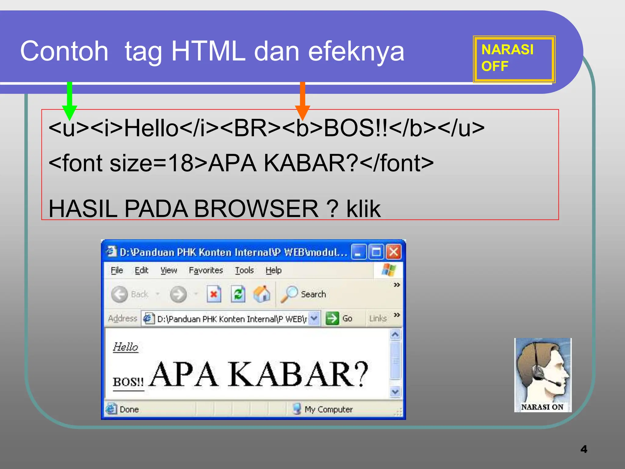 Modul DASAR HTML UNTUK PEMULA WEB PROGRA | PPT