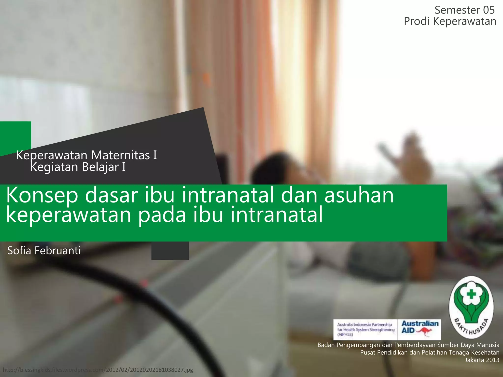 Konsep dasar ibu intranatal dan asuhan keperawatan pada ibu intranatal ...