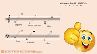 PPT II SENI BUDAYA KB 2: TEKNIK DASAR DAN FORMAT BERNYANYI | PPTX