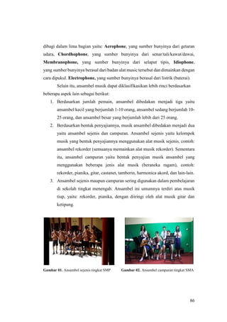 MODUL II SENI BUDAYA KB 3: ANSANBEL MUSIK | PDF