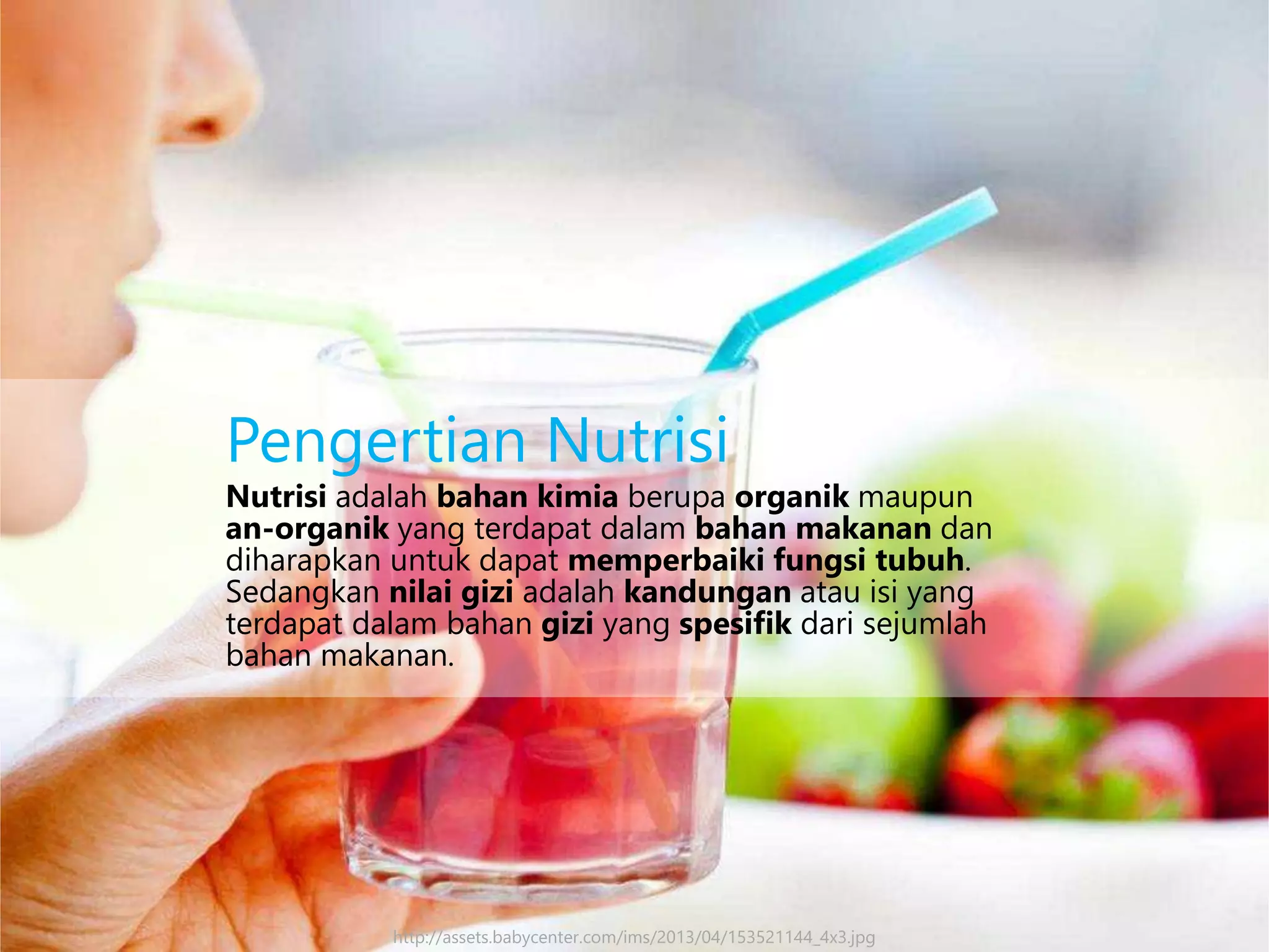 Konsep Dasar Pemenuhan Kebutuhan Nutrisi | PPTX