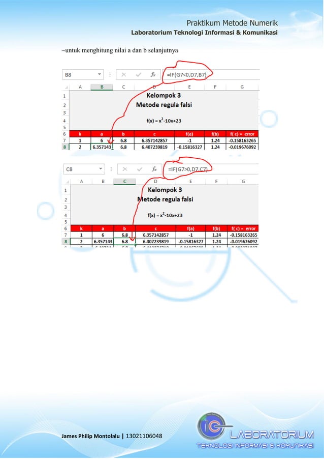 Modul2 metode regula falsi praktikum metode numerik | PDF