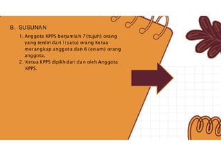 MODUL 2 tata Kerja KPPS Untuk Pemilu 2024 | PPTX