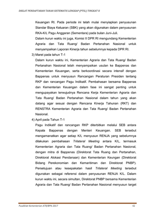 Modul 2 perencanaan, persiapan dan pelaporan ptsl | PDF