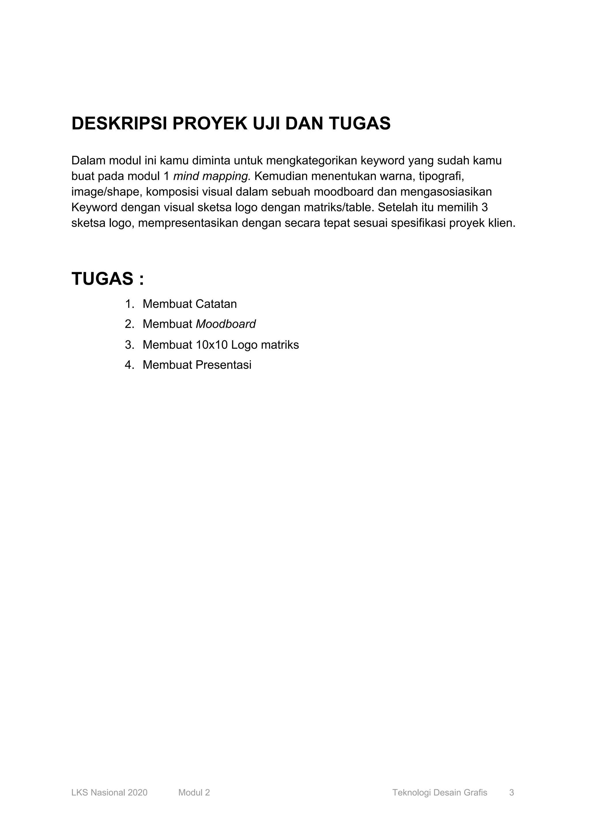 Modul 2 proses desain moodboard & logo matriks | PDF