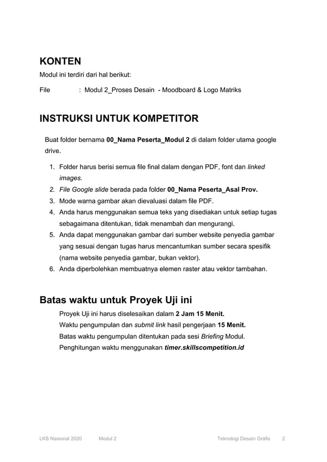 Modul 2 proses desain moodboard & logo matriks | PDF