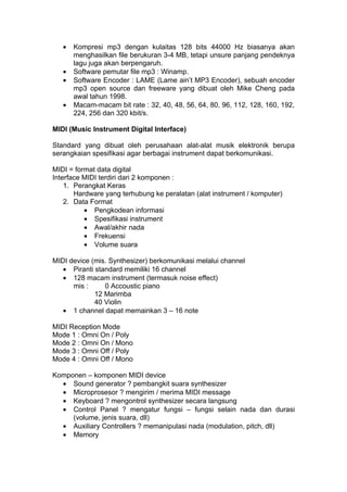 suara dan audio | DOC