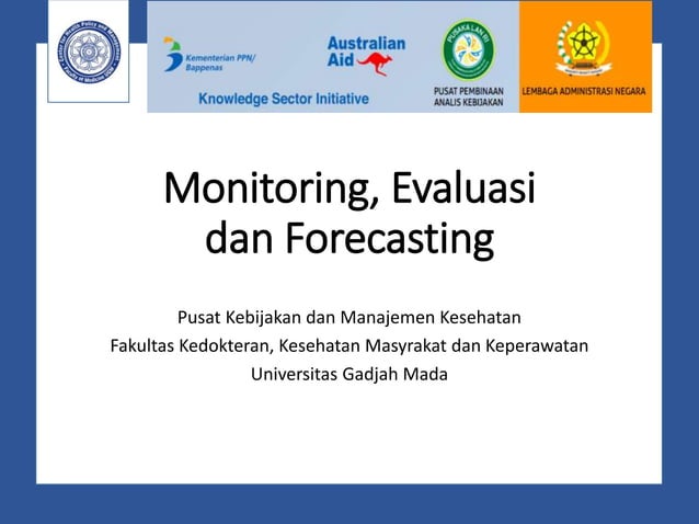 Modul 2. sub modul 3. monitoring, Evaluasi dan Forecasting | PDF