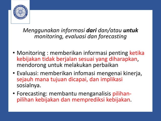 Modul 2. sub modul 3. monitoring, Evaluasi dan Forecasting | PDF