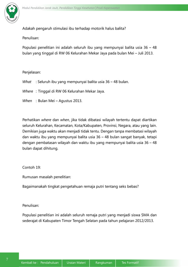 Menentukan Rancangan dan Sampling Penelitian | PDF