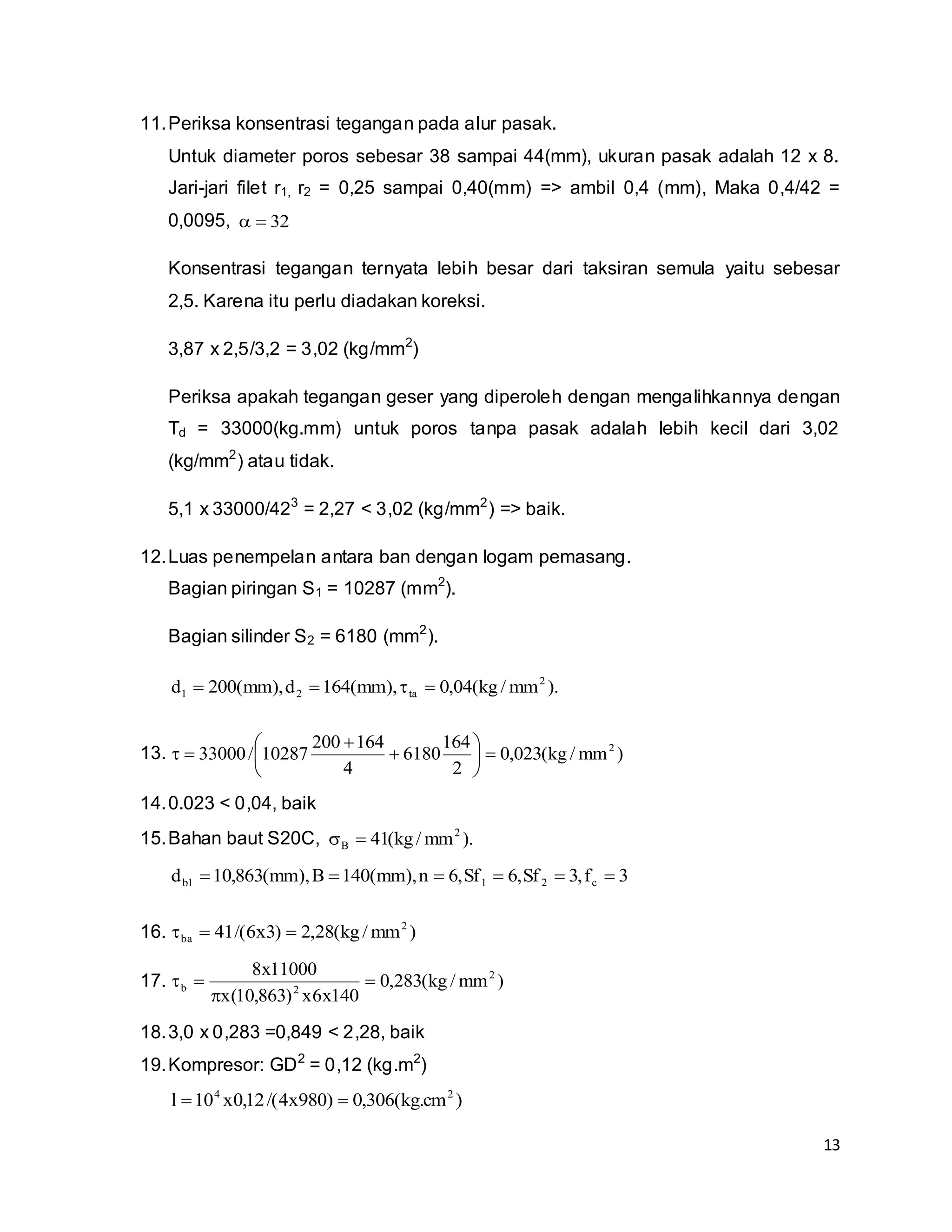 Elemen Mesin 3 - Perencanaan Kopling | PDF