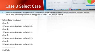 Modul 3 Visual Basic (Kondisional) | PPT