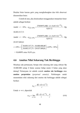 Anuitas Biasa (Matematika Keuangan) | PDF