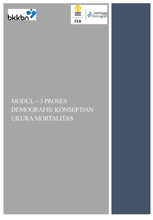 Modul3 mortalitas | PDF