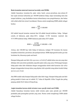 Modul 3 mortalitas | PDF