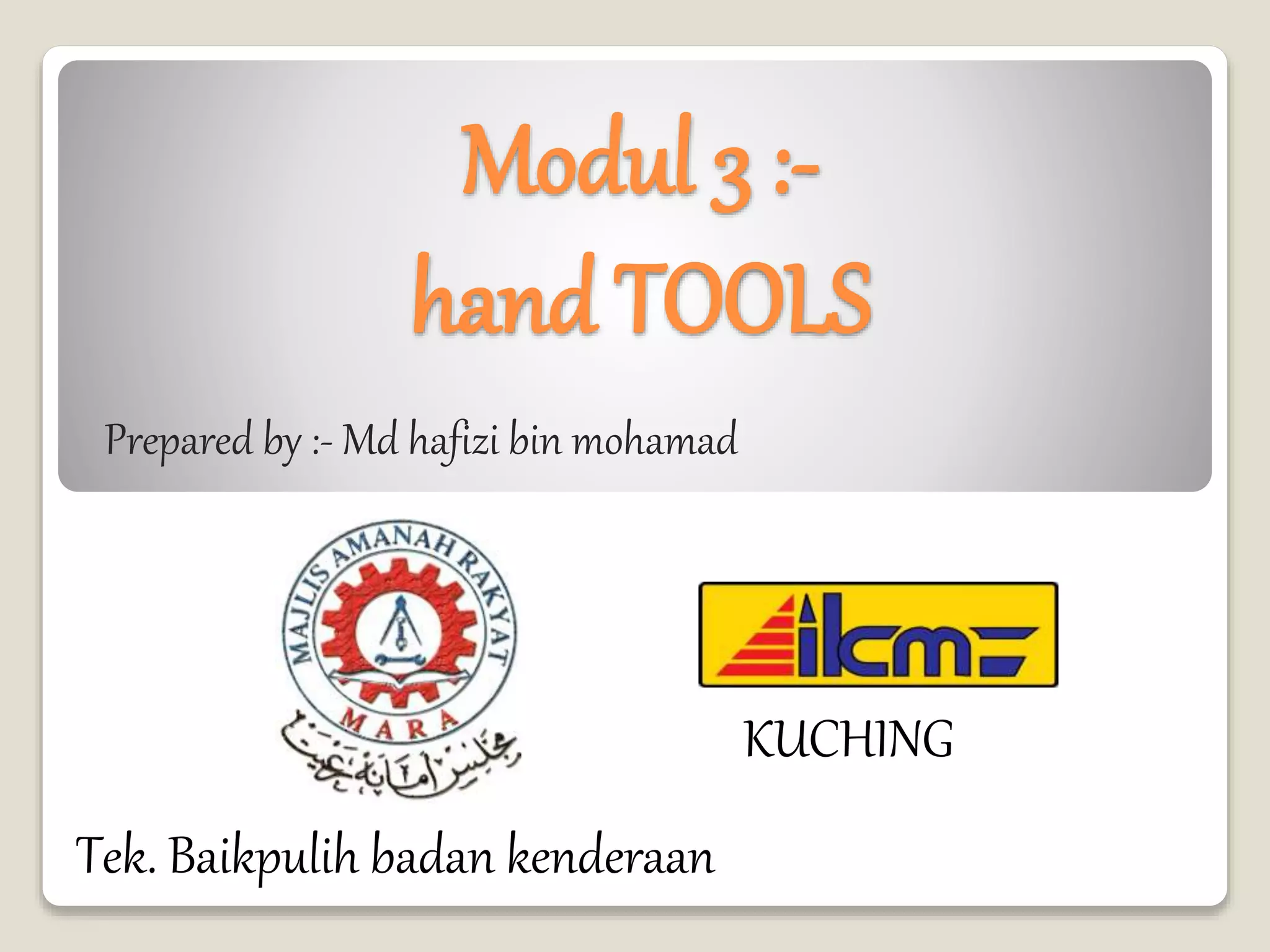 Hand tools | PPTX