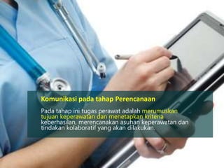 Modul3 kb1 penerapan komunikasi terapeutik padasetiap proses keperawatan | PPTX