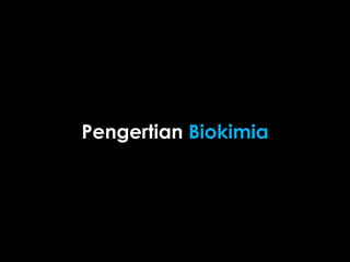 Biokimia bagi Perawat | PPTX