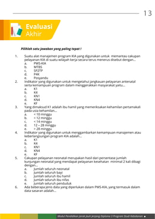 Modul 3 kb 4 monitoring dan evaluasi | PDF