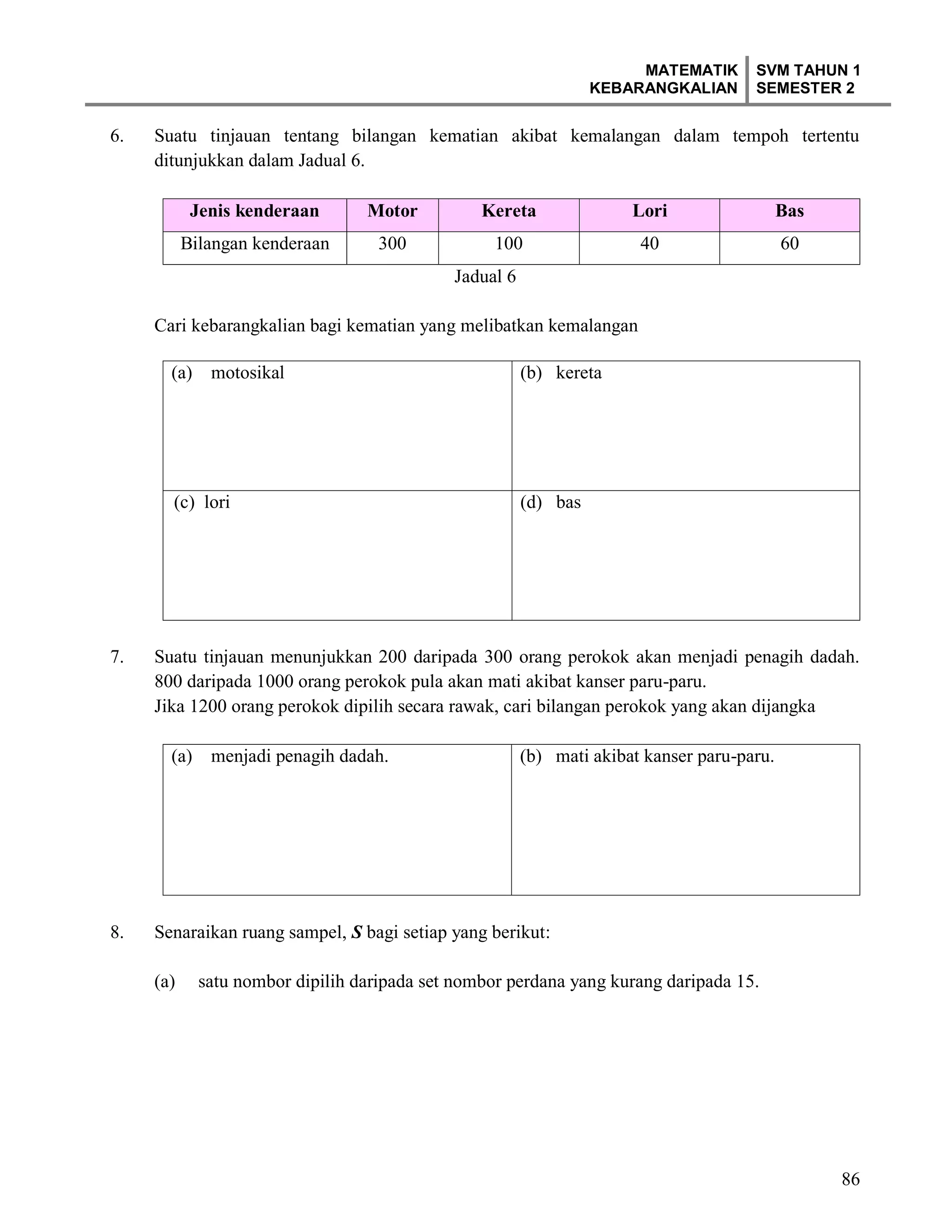 Modul 3 : Kebarangkalian | PDF