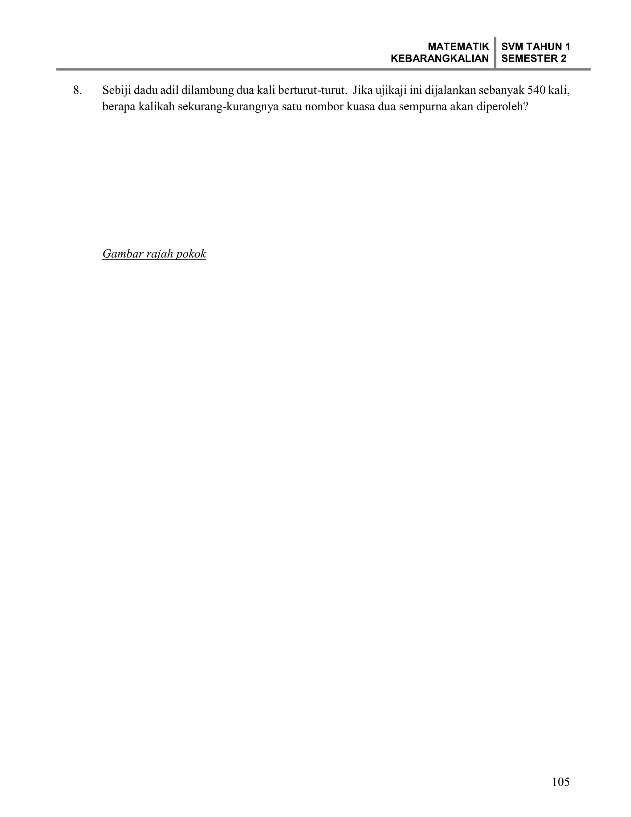 Modul 3 : Kebarangkalian | PDF