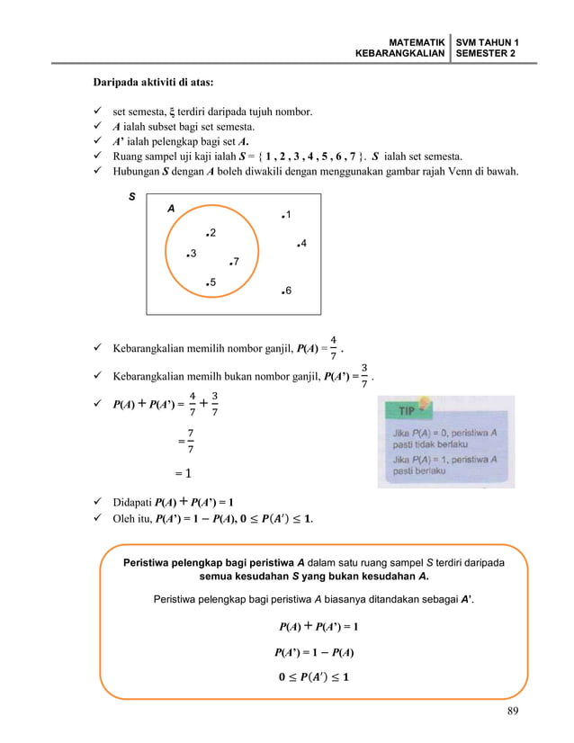 Modul 3 : Kebarangkalian | PDF