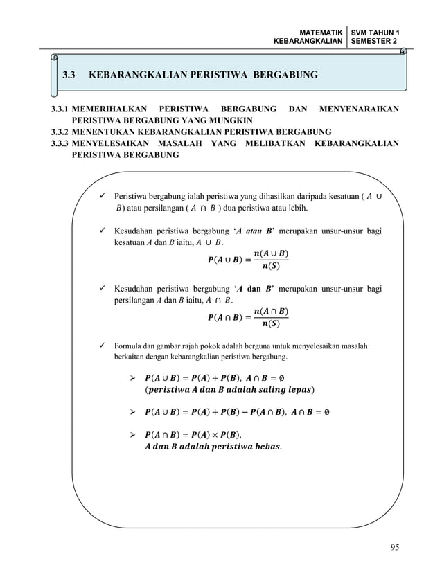 Modul 3 : Kebarangkalian | PDF