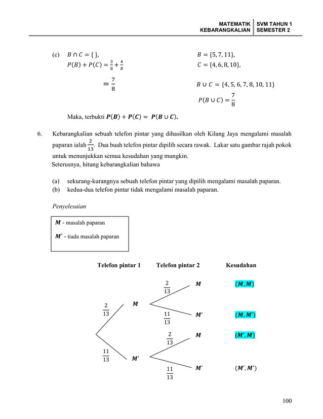 Modul 3 : Kebarangkalian | PDF