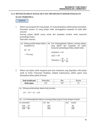 Modul 3 : Kebarangkalian | PDF