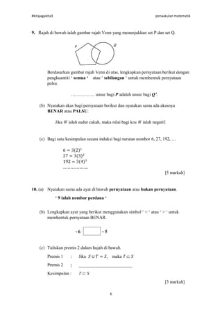 Modul3 #kitajagakita penaakulan matematik | PDF
