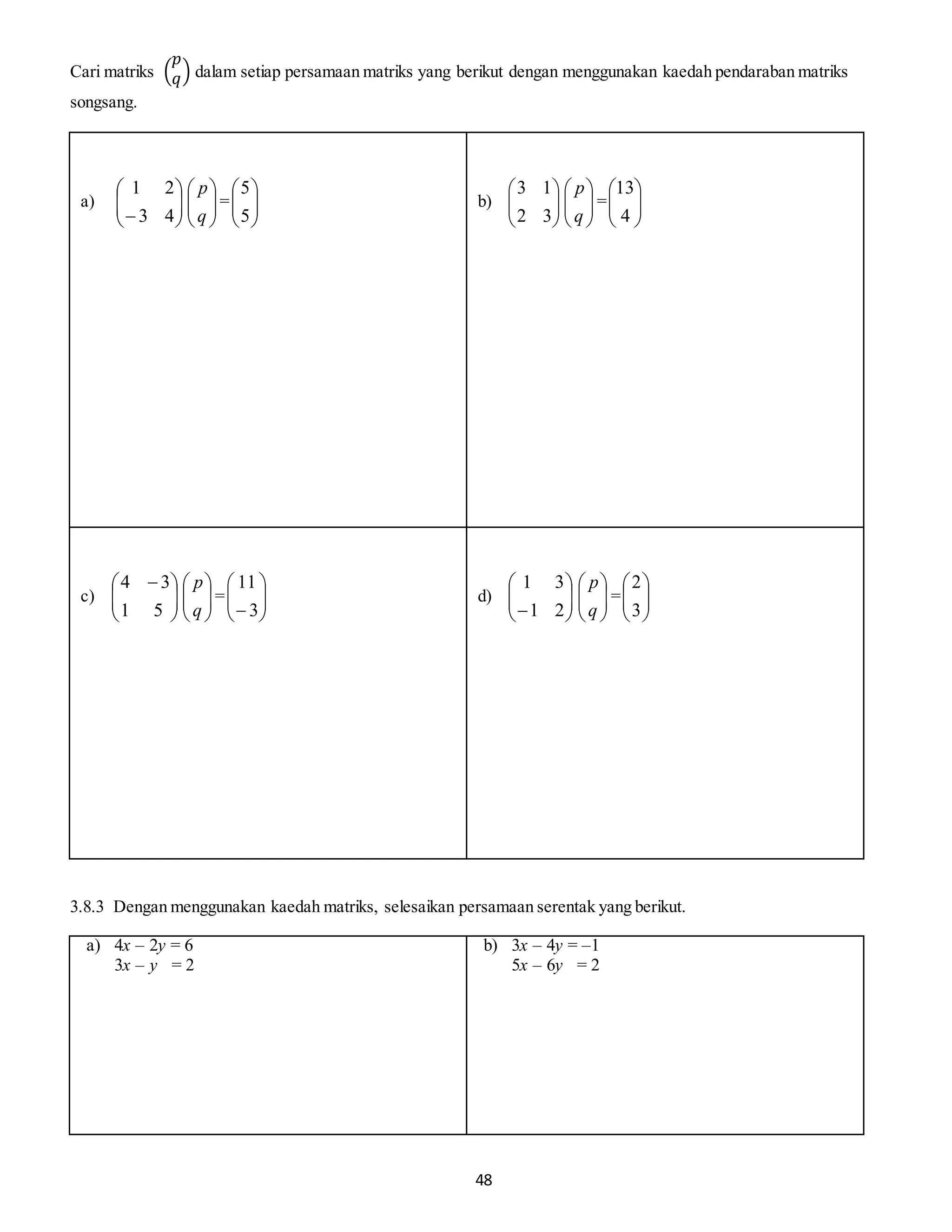 Modul 3 matriks | DOCX