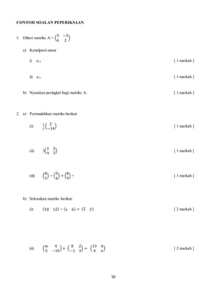 Modul 3 matriks | DOCX