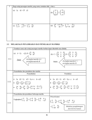 Modul 3 matriks | DOCX