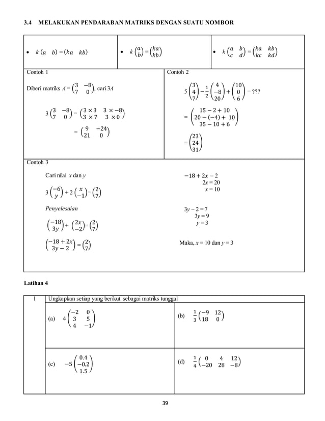 Modul 3 matriks | DOCX