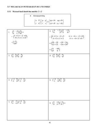 Modul 3 matriks | DOCX